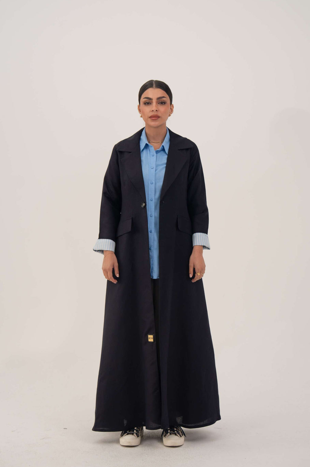 Abaya Made From Breathable Linen Blend | Azura Elegant Modest Wear ...